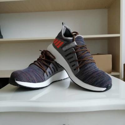 China Breathable Flying Knit Work Shoes Comfortable Safety Shoes Kevlar Midsole Steel Toe EVA Sole for sale