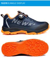 China BOA Rotating Button Work Shoes with Kevlar Midsole and MD Sole for Breathable Comfort in Construction Safety Shoes for sale