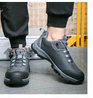 China BOA Rotating Button Work Shoes with Kevlar Midsole and MD Sole for Breathable Comfort in Construction Safety Shoes for sale