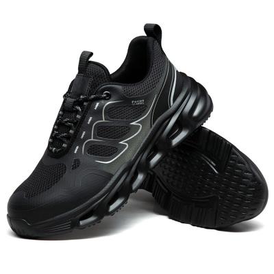 China BOA Rotating Button Work Shoes with TPU Flying Knit and Kevlar Mid Sole Industrial Safety Shoes for sale