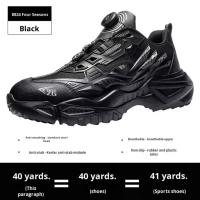 China BOA Rotating Button Work Shoes Kevlar Midsole TPU Flying Knit For Enhanced Safety for sale