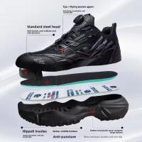 China BOA Rotating Button Work Shoes Kevlar Midsole TPU Flying Knit For Enhanced Safety for sale
