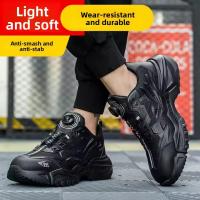 China BOA Rotating Button Work Shoes Kevlar Midsole TPU Flying Knit For Enhanced Safety for sale