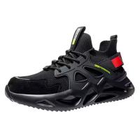 China Comfortable And Durable Anti-Smashing EVA Sole Safety Shoes With Flying Knit Upper for sale