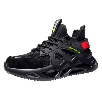 China Comfortable And Durable Anti-Smashing EVA Sole Safety Shoes With Flying Knit Upper for sale