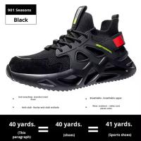 China Comfortable And Durable Anti-Smashing EVA Sole Safety Shoes With Flying Knit Upper for sale