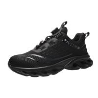 China BOA Rotating Buttons Safety Shoes Stab-resistant Flying Knit Material And Steel Toe For Work for sale