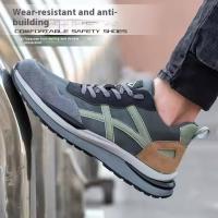China Rubber Sole Suede Microfiber Construction Safety Shoes With Standard Steel Toe And Kevlar Midsole for sale
