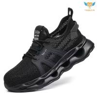 China Plastic Toe Anti-Smashing Men's Electrical Safety Shoes With EVA Sole And Kevlar Anti-Stab 6kv Insulated for sale