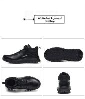 China Men's Safety Shoes Kevlar Midsole Work Boots With Steel Toe And Rubber Sole for sale
