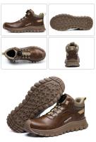 China Men's Safety Shoes Kevlar Midsole Work Boots With Steel Toe And Rubber Sole for sale