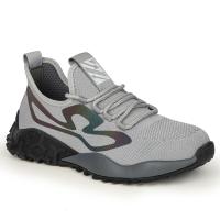 China Steel Toe Anti-smashing Flyknit Mesh Safety Shoes With Kevlar Midsole Breathable Design For Comfortable Work for sale