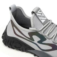 China Steel Toe Anti-smashing Flyknit Mesh Safety Shoes With Kevlar Midsole Breathable Design For Comfortable Work for sale