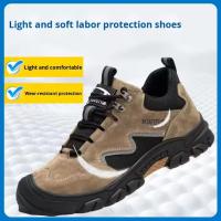 China EN-standard Construction Safety Shoes with Pigskin Leather and Custom Logo for Enhanced Comfort and Branding for sale