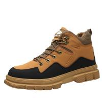 China Breathable Puncture Resistant Security Work Boots with Steel Toe and Custom Logo Options for sale