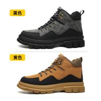 China Breathable Puncture Resistant Security Work Boots with Steel Toe and Custom Logo Options for sale