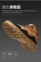 China Breathable Puncture Resistant Security Work Boots with Steel Toe and Custom Logo Options for sale