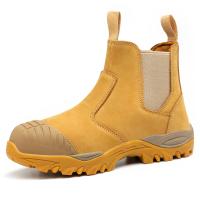 China Breathable Puncture Resistant Slip Resistant Safety Boots with Steel Toe and Kevlar Midsole for sale