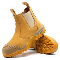 China Breathable Puncture Resistant Slip Resistant Safety Boots with Steel Toe and Kevlar Midsole for sale