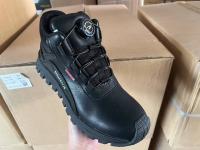 China Electrical Safety Shoes Work Boots with Anti-smashing Plastic Toe, Rubber Sole, and Microfiber Leather for Ultimate Protection for sale