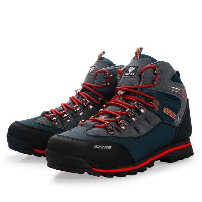 China Unisex Artificial Leather Hiking Boots with Rubber Outsole and Euro 36-47 Sizes for Multi-Season Use for sale