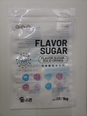 China Solid Beverage Ziplock Packaging Bags Gravure Printing 70 Microns for sale