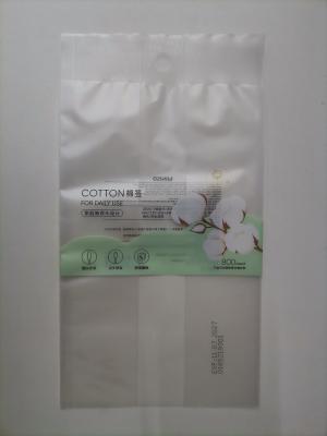China OEM Cotton Swab Side Gusset Bag 70 Micron Thickness Composite for sale