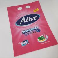 China Punchable Washing Powder Packaging Bag Glossy 3 Side Seal Pouch for sale