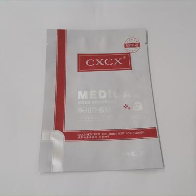 China Customizable Pattern 3 Side Seal Bags Medical Cold Compress Packaging for sale