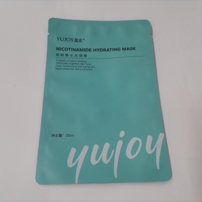 China Aluminized Material 3 Side Seal Bags Mask Packaging With Tear for sale