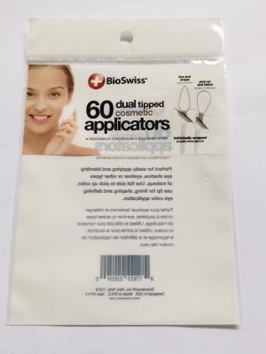 China Tight Sealing ISO Plastic Header Bag Thickness 70microns-140mircrons for sale