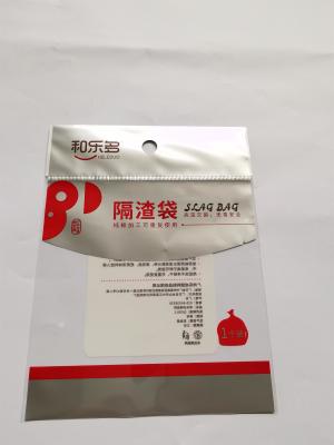 China Sliver Color 140mircrons Plastic Header Bag Bright For Household Product for sale