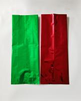 China Tea Flat Bottom VMPET Gusset Bag Packaging Folded Inside Reducing Space for sale