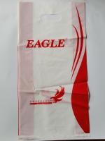 China Garment LDPE Die Cut Handle Bags Environmental Protection recyclable for sale