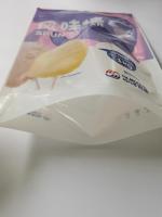China Heat Seal Nylon PE Stand Up Packaging Bags With Ziplock And Visible Window for sale