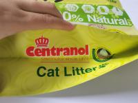 China 2.17KG Capacity Custom Printed Stand Up Pouches Eco Friendly For Cat Litters for sale