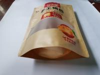 China 160mircrons Paper Plastic Composite Bag With Ziplock And Visible Window for sale