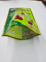 China Pantone Color Zipper Stand Up Packaging Bags Spot UV printing for sale