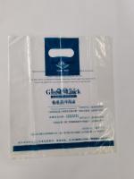 China High Toughness 140mic Die Cut Handle Bags strong load bearing capacity for sale