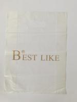 China Die Cut 160mic Thick Plastic Bags With Handles Accept Customized Logo for sale