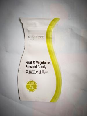 China Dust Proof VMPET Ziplock Candy Bags Opaque Film Zip Lock Aluminum Foil Bag for sale