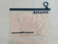 China Stuff Recycled PVC Packaging Bags Bright Surface Opaque Custom Ziplock Bag for sale