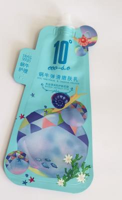 China Composite PE Plastic Spout Pouch For Cosmetic Liquid Products for sale