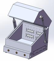China Double Layer Automatic RF Pneumatic Shield Box for LTE Testing 500MHz to 6000MHz for sale
