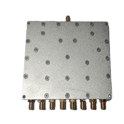 China 8 Way Microstrip Power Divider Splitter 800-2500 MHz 50 Ohm SMA-F RoHS for sale