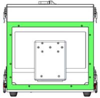China Pneumatic RF Shielding Enclosures Open Close And Optional Test Fixture Motions for sale