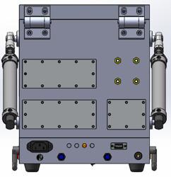 China Pneumatic RF Shield Box 234x430x257mm for EMC MCS Testing 5G LTE WiFi for sale