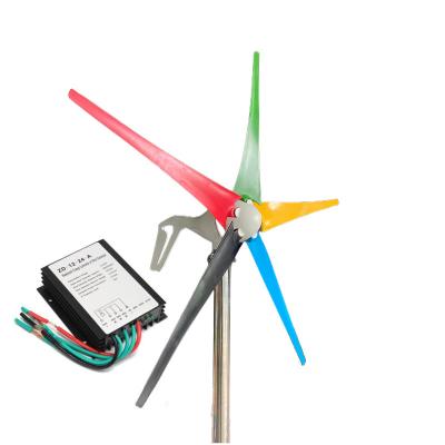 China Garden Yard Windmills Wind Turbine Power Generator With DC Charge Controller 400W 12V 24V for sale