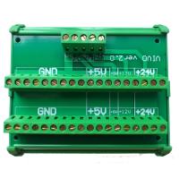 China DC 24V 8V 12V 5V Power Supply Source Wiring Distribution Splitter Terminal Blocks Breakout Board for sale