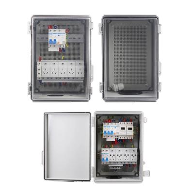 China Electrical Enclosure Outdoor Wall Mount Plastic Swtich Box Rainproof 26cmx16cmx10cm for sale